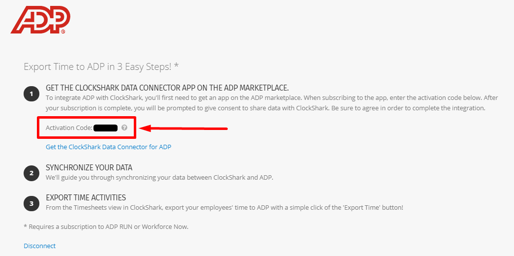 Using the ADP Workforce Now Integration